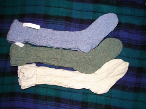 Kilt Hose - hand knit